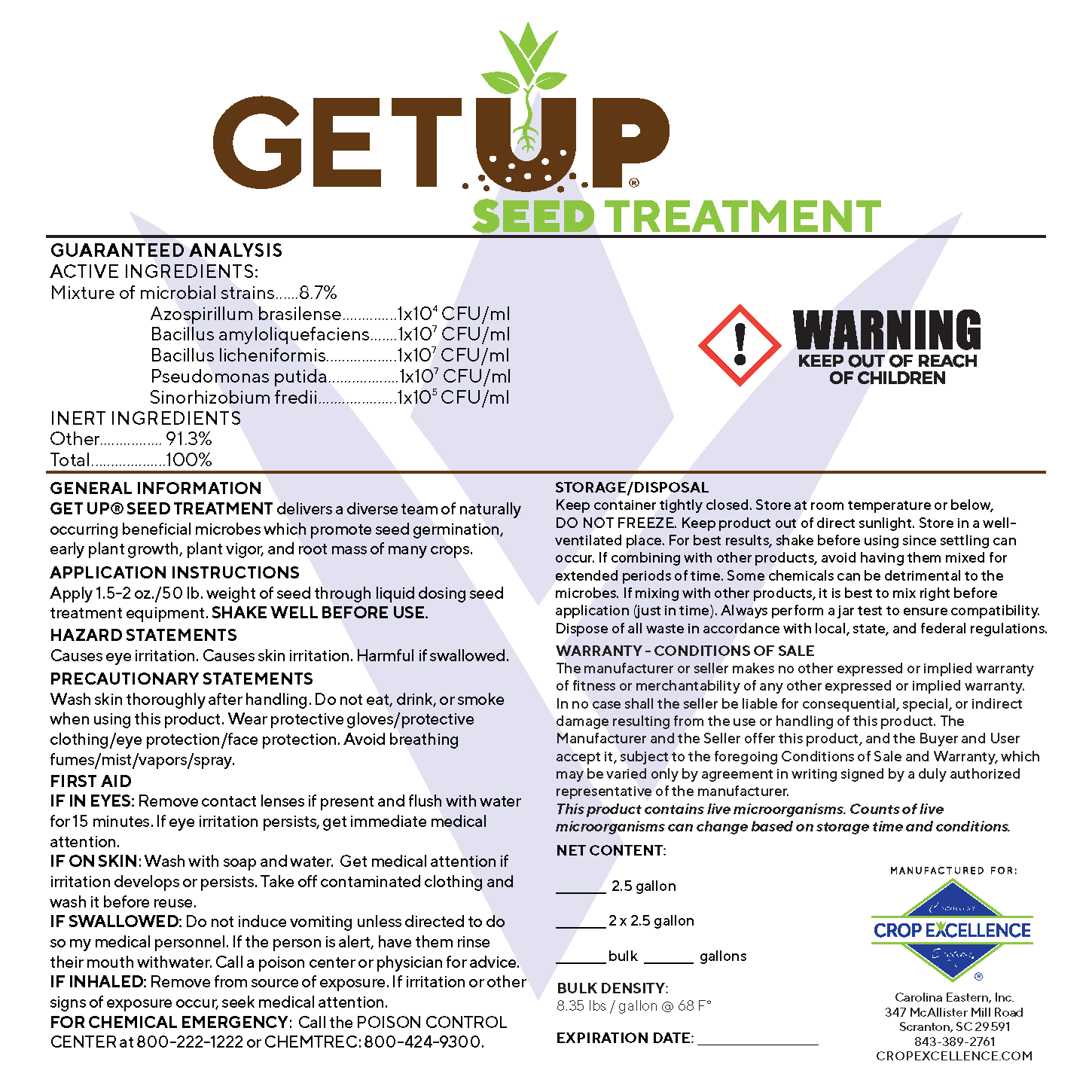 Get Up® Seed Treatment - Crop Excellence
